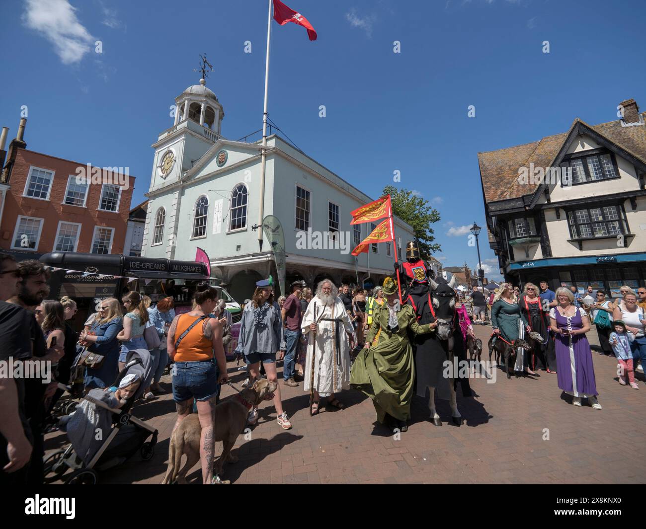 Faversham, Kent, UK. 26th May, 2024. Faversham Millennium Market ...