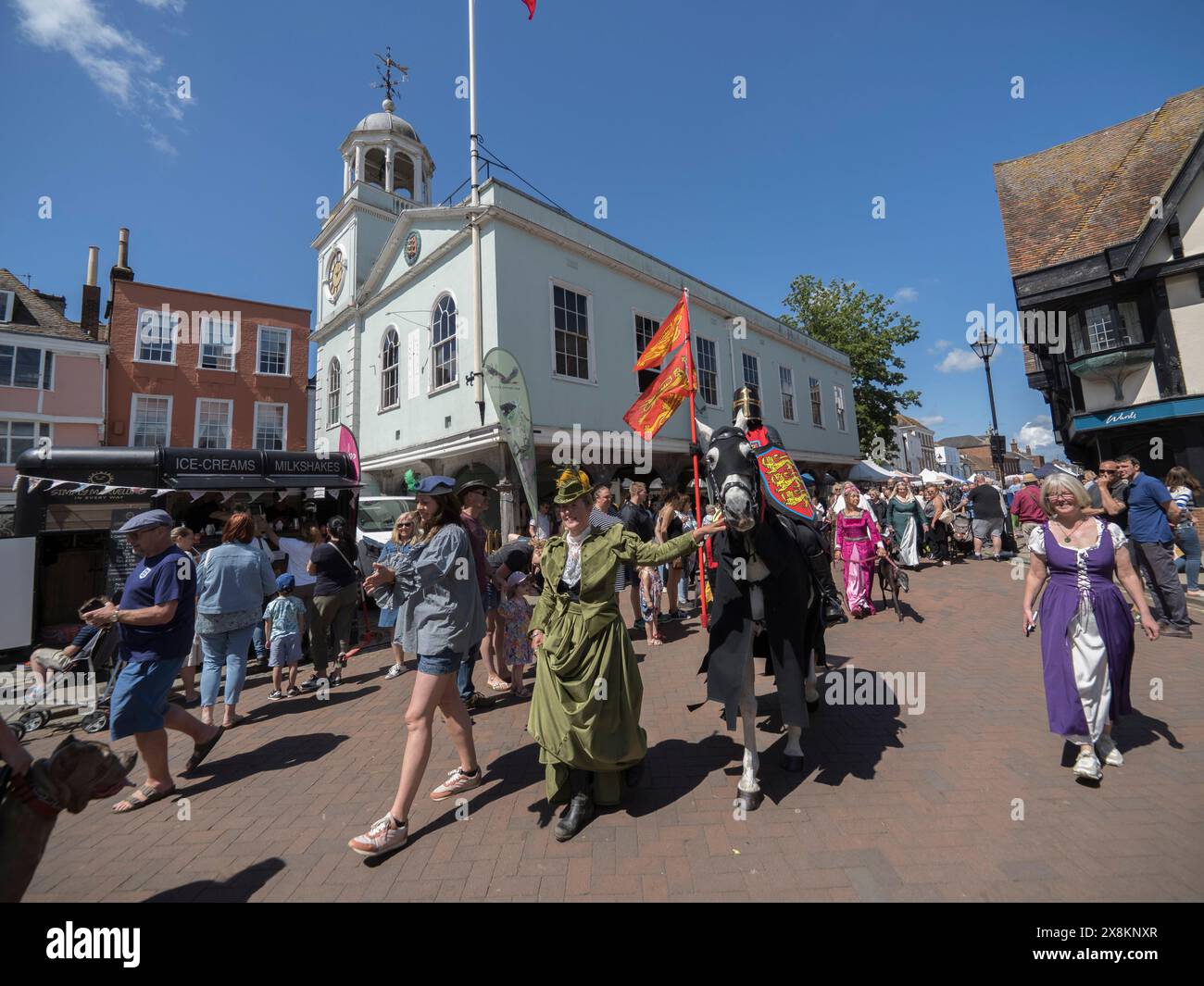 Faversham, Kent, UK. 26th May, 2024. Faversham Millennium Market ...
