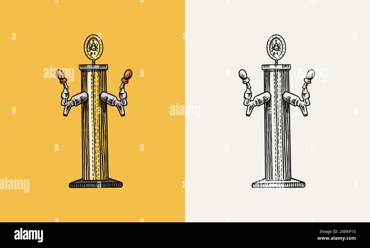 Beer tap handle Stock Vector Images - Alamy