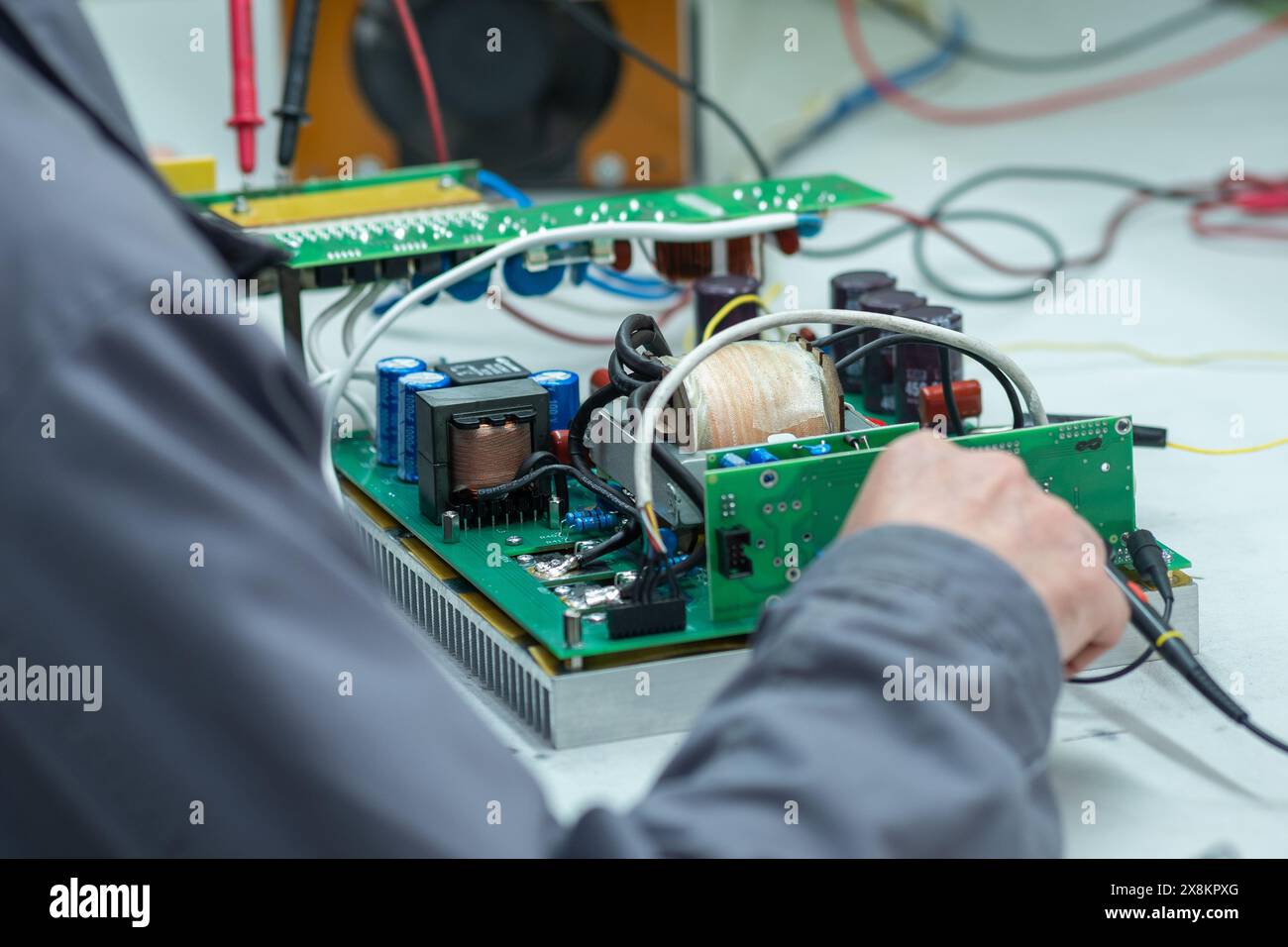 Soldering electronic circuit boards parts hi-res stock photography and ...