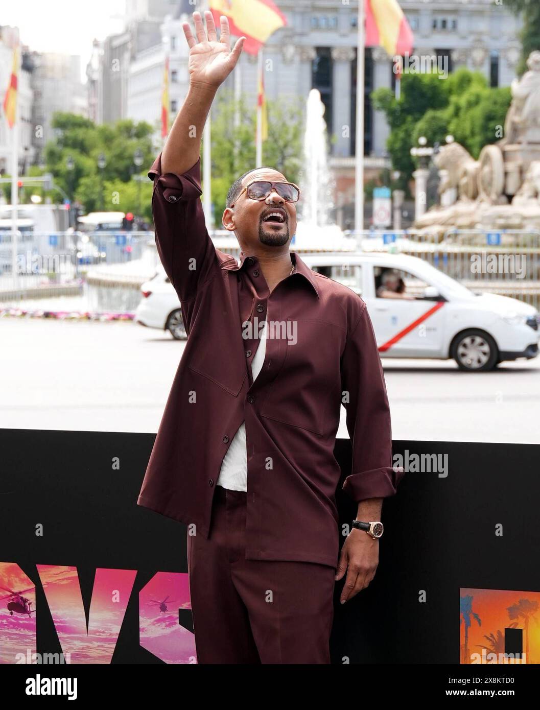 Madrid, Spain. 26th May, 2024. Will Smith presents in Madrid his new ...