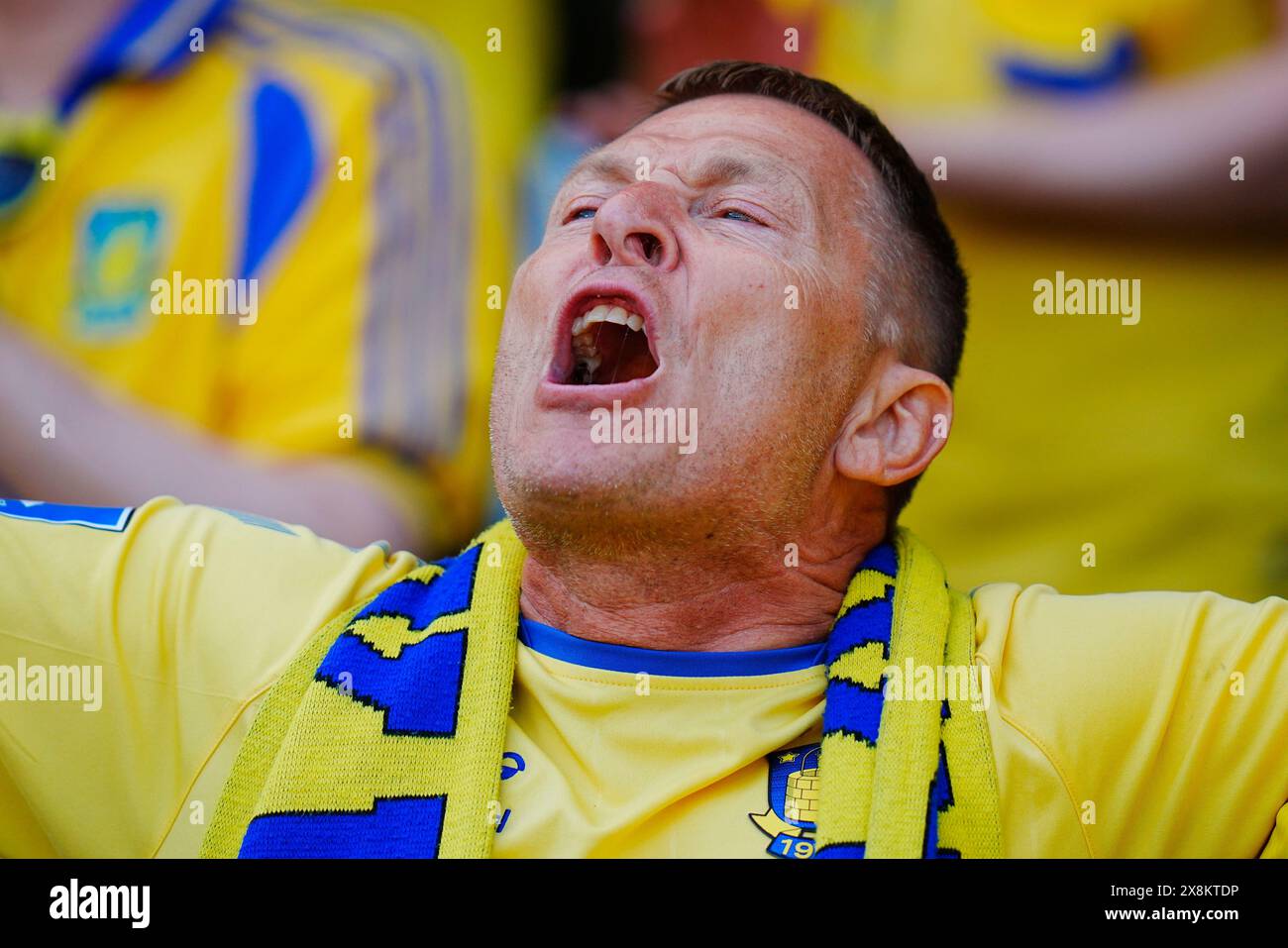 Super League match between Broendby IF and AGF at Broendby Stadium on ...