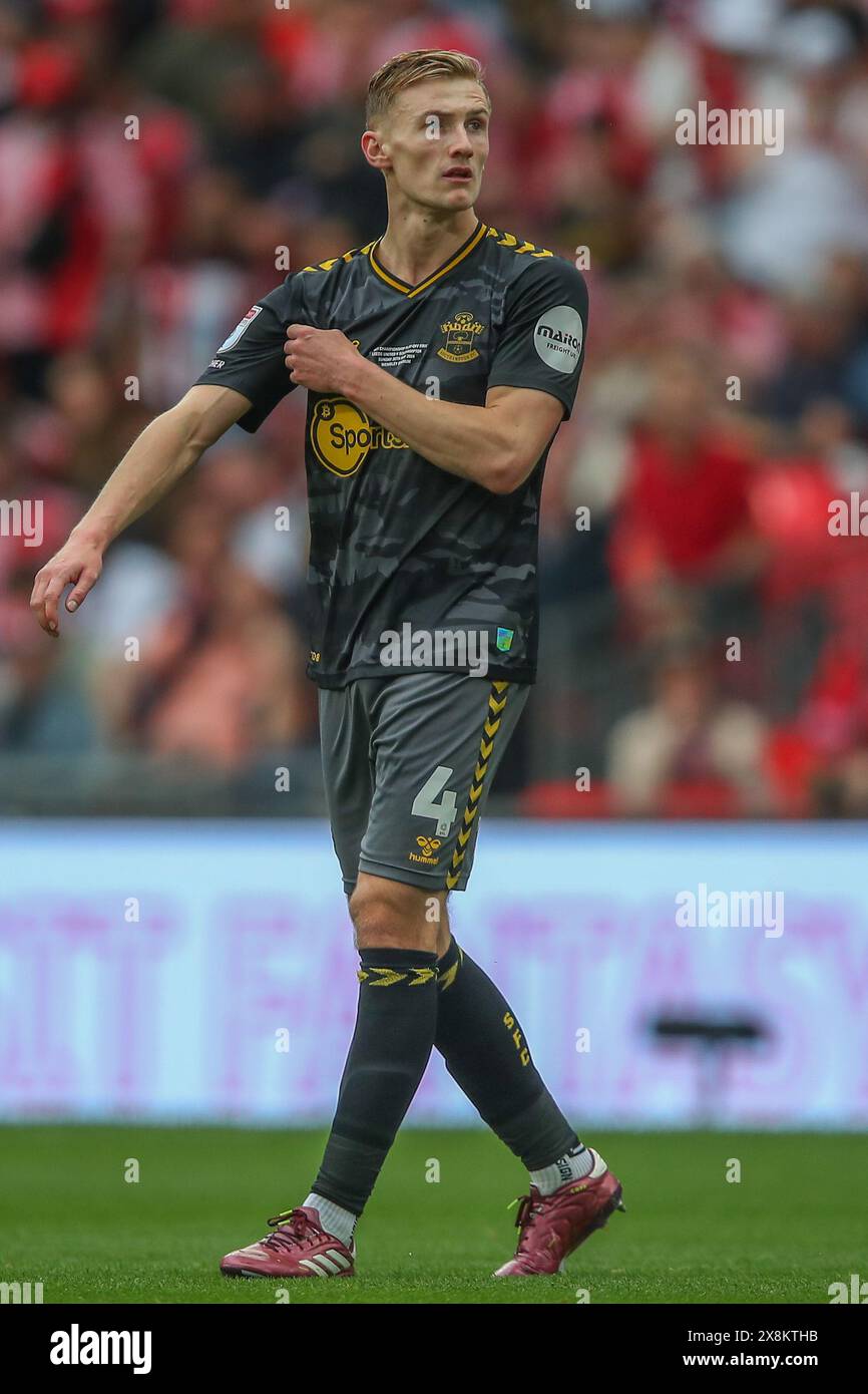 London, UK. 26th May, 2024. Flynn Downes of Southampton during the Sky ...