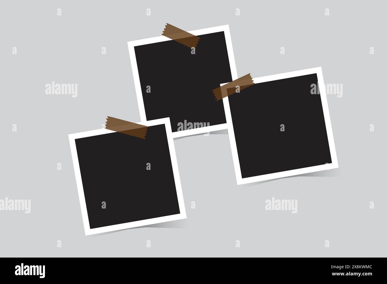 Templates photo collage image frames for photo or Picture Stock Vector ...