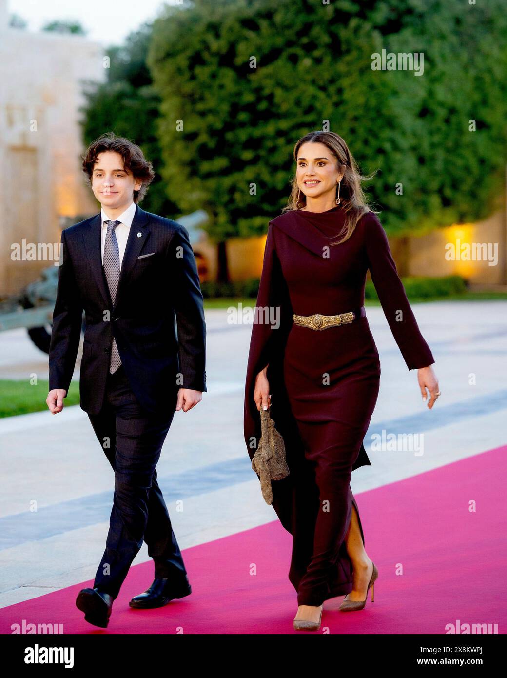 Amman, Jordanien. 25th May, 2024. Queen Rania and HRH Prince Hashem ...