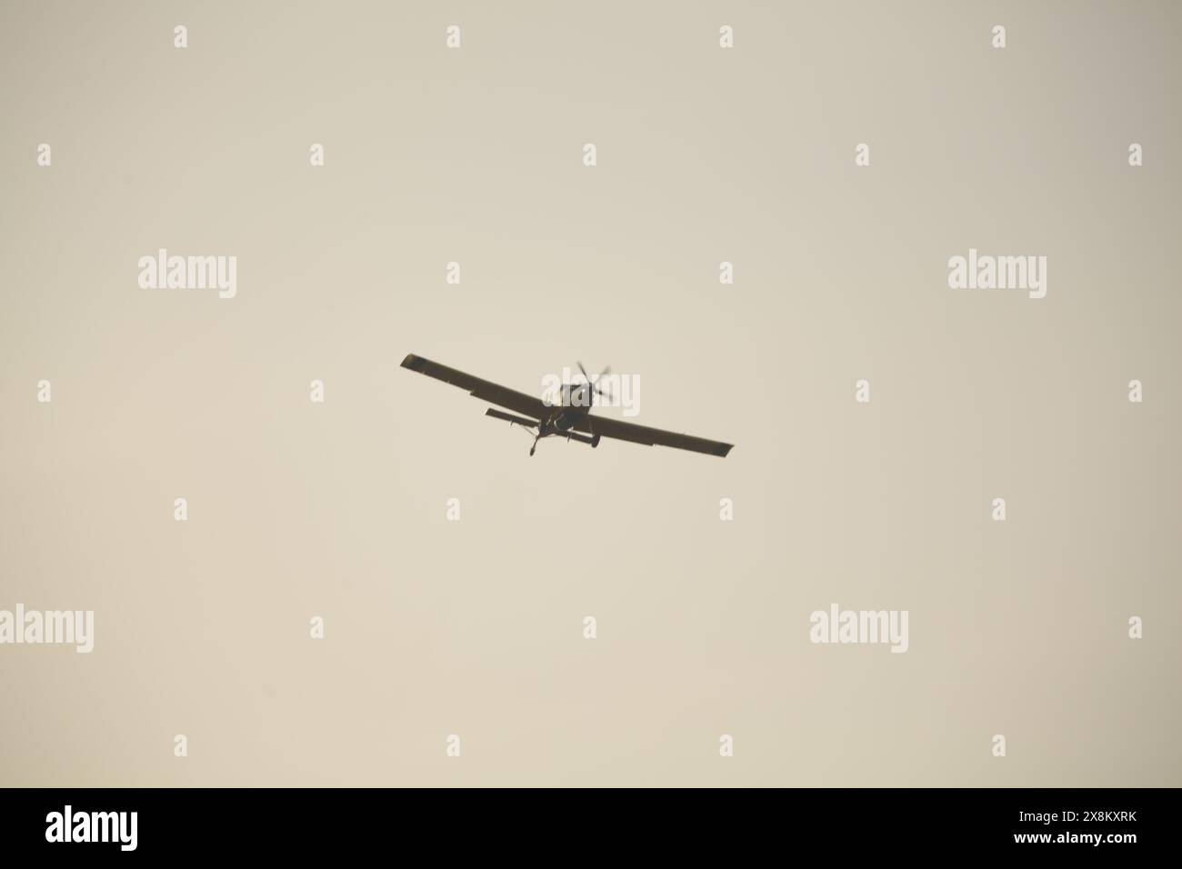 Air Tractor AT-802 Fire fighting Aircraft puts out a forest fire Stock ...