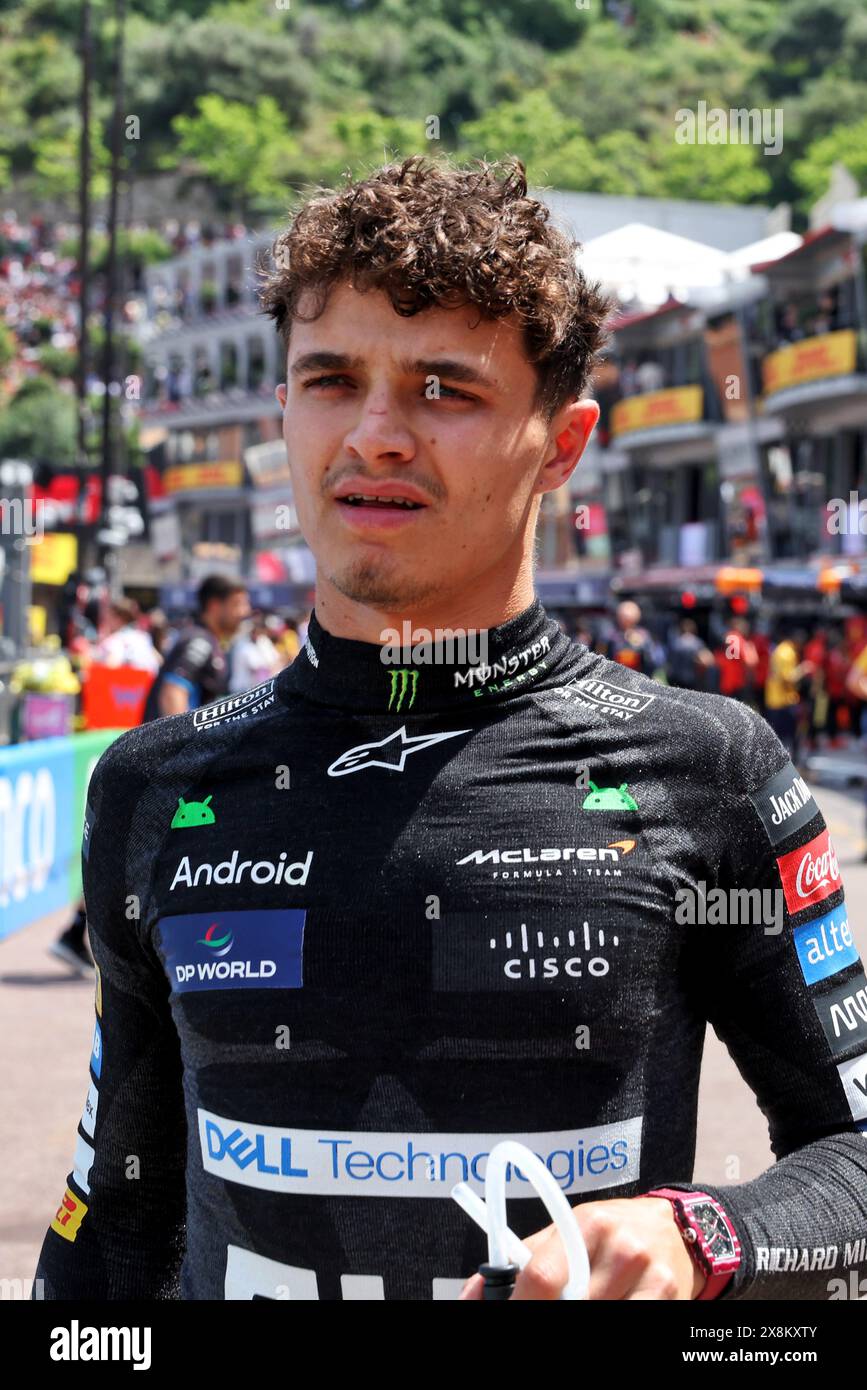Monaco, Monte Carlo. 26th May, 2024. Lando Norris (GBR) McLaren. 26.05.2024. Formula 1 World ...