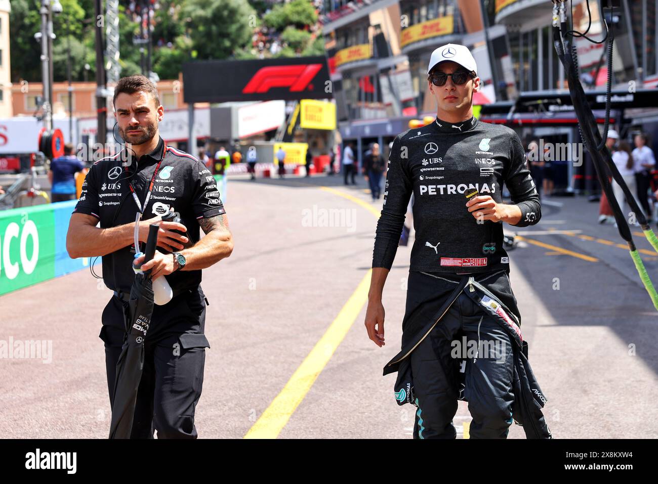 Monaco, Monte Carlo. 26th May, 2024. George Russell (GBR) Mercedes AMG ...