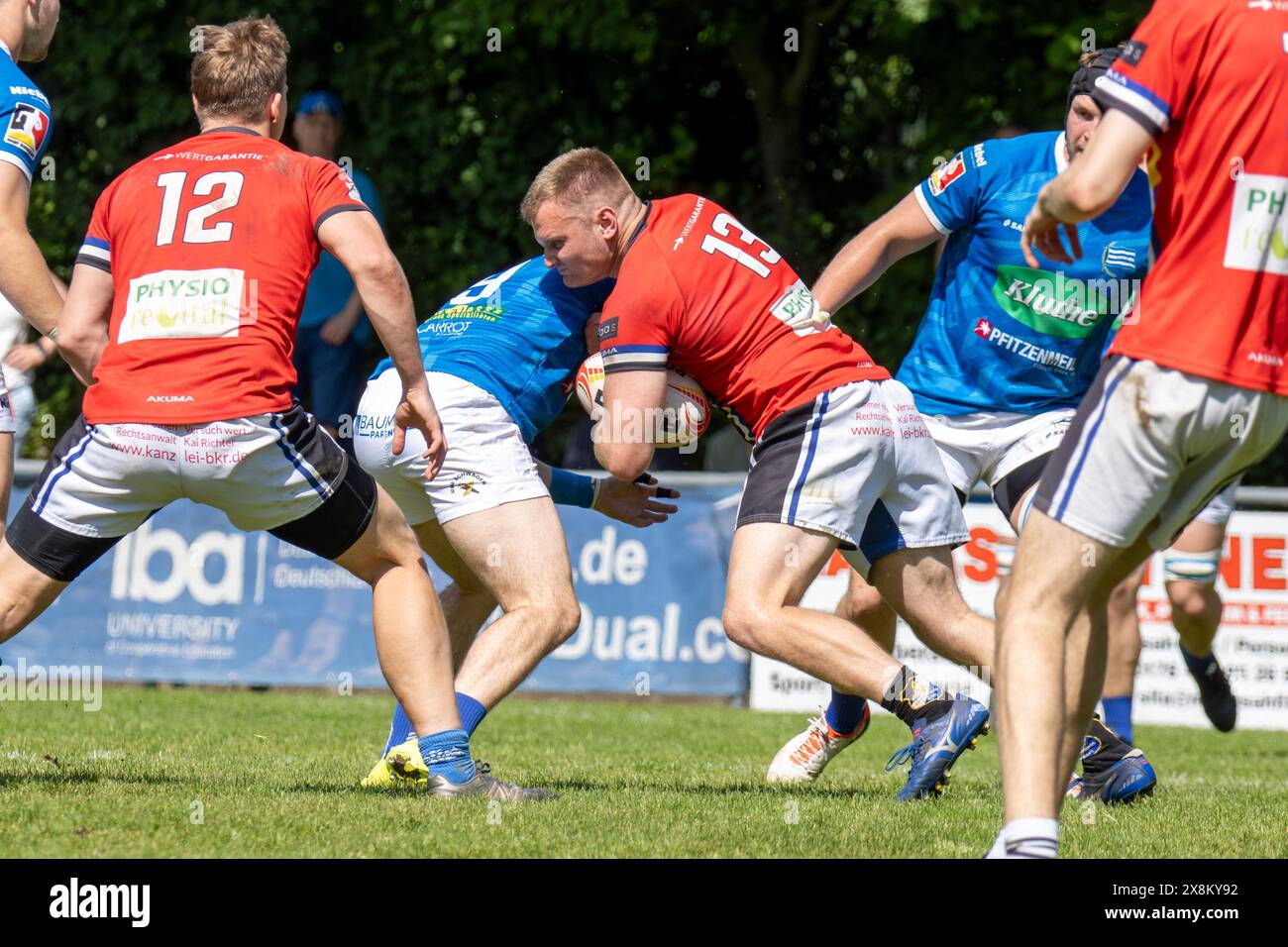 Heidelberg, 25.05.2024, Rugby 1. Bundesliga, Saison 2023/24 ...