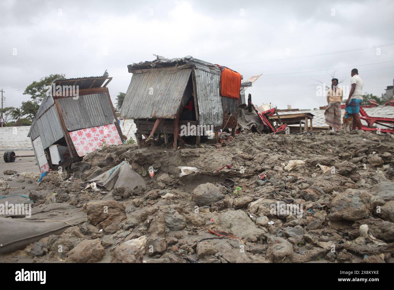 Dhaka, Dhaka, Bangladesh. 26th May, 2024. A view of a shop damaged ...