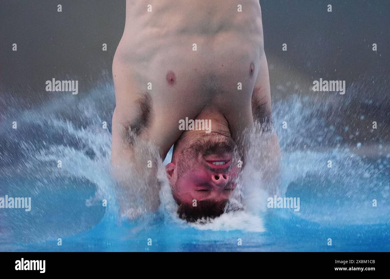 Euan McCabe in action in the mens 10m Platform Final on day four of the ...