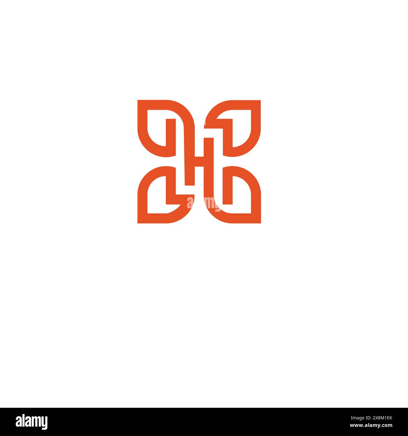 modern and unique letter H initials logo design Stock Vector Image ...