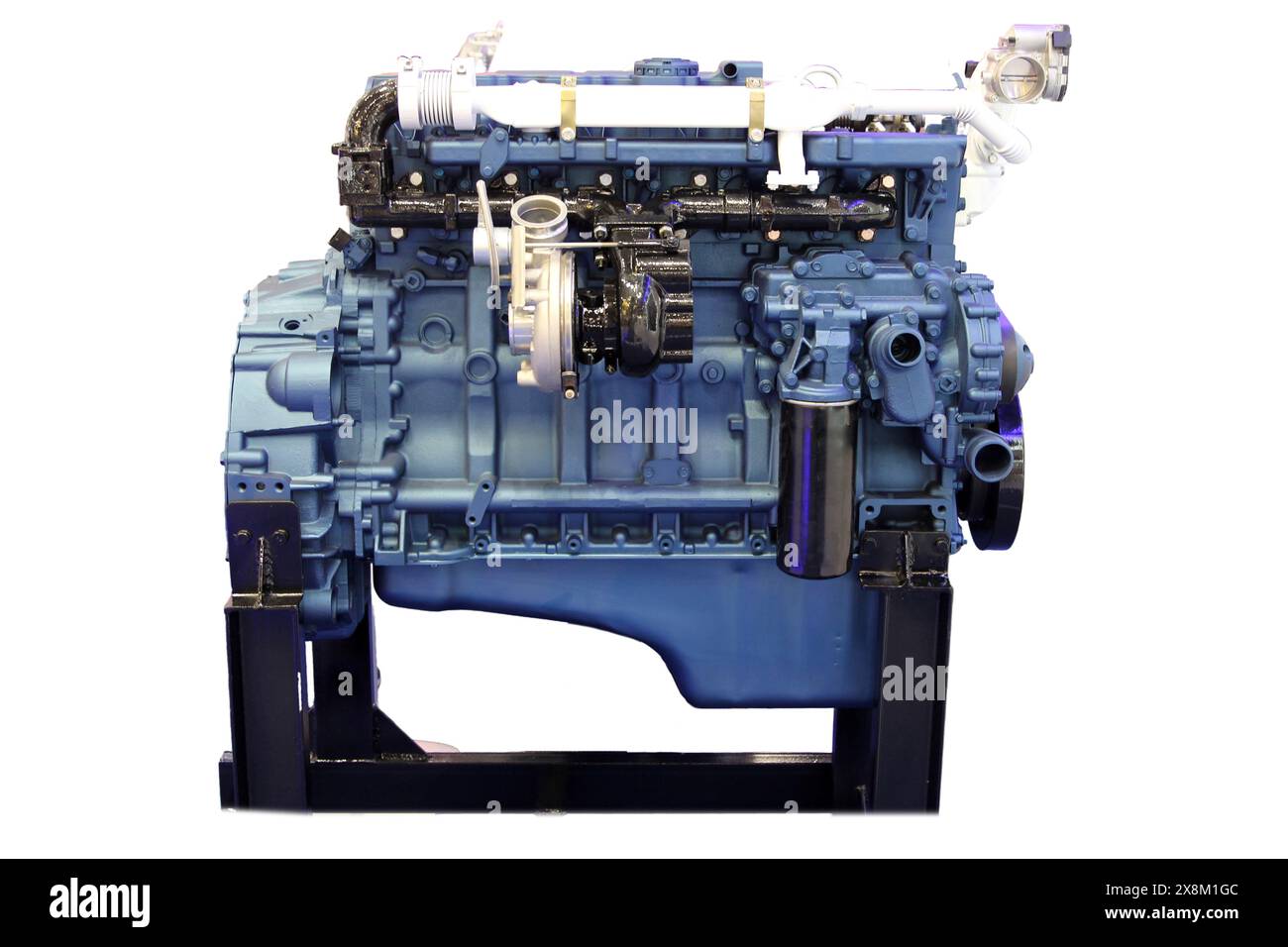 Aviation automotive piston engine with arrangement of cylinders ...