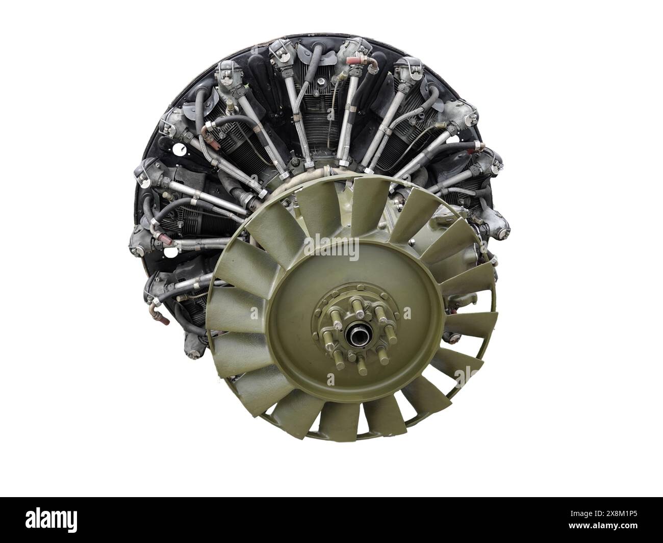 Aviation automotive piston engine with arrangement of cylinders ...