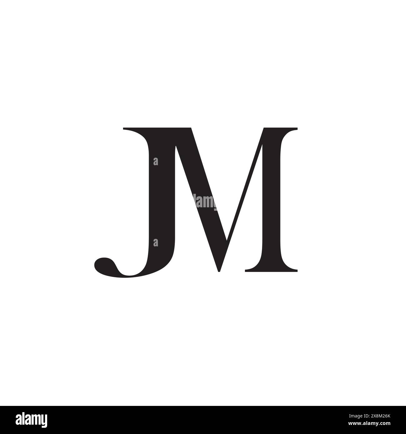 Jm modern logo hi-res stock photography and images - Alamy