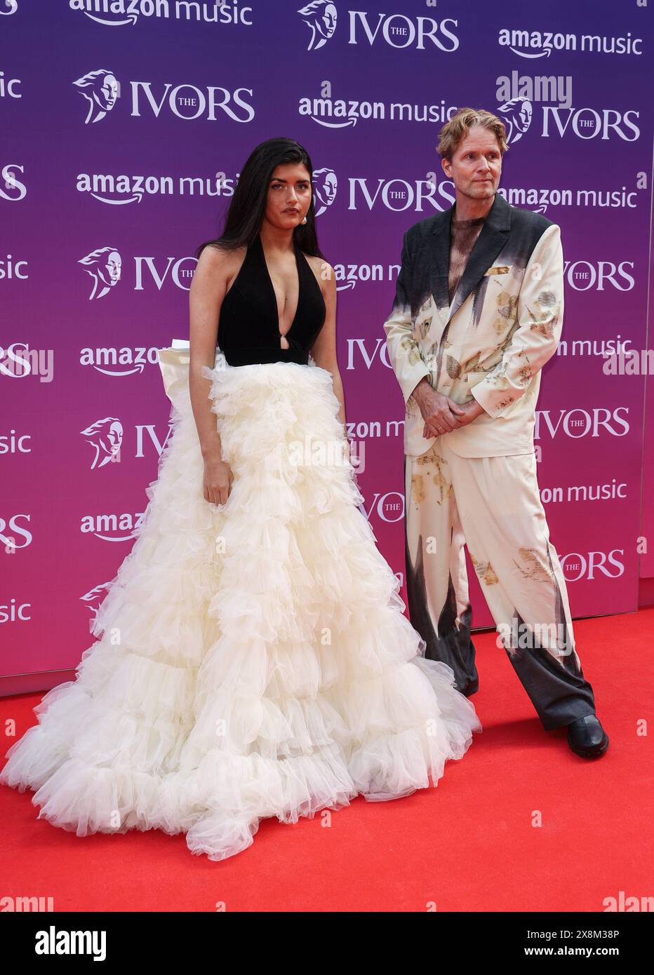 Angelina Jordan and Toby Gad attend The Ivors 2024 at the Grosvenor ...