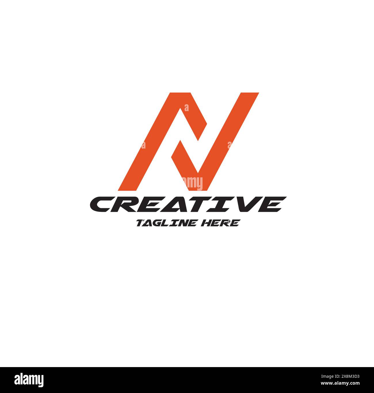 letter N logo design vector template design for brand Stock Vector ...