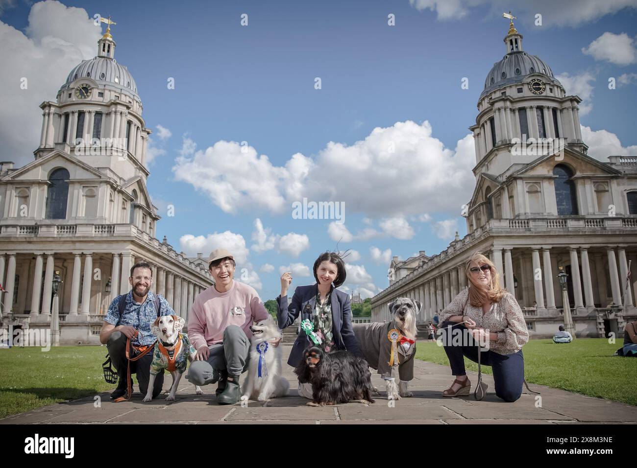 London, UK. 26th May 2024. The four winners with their owners including ...