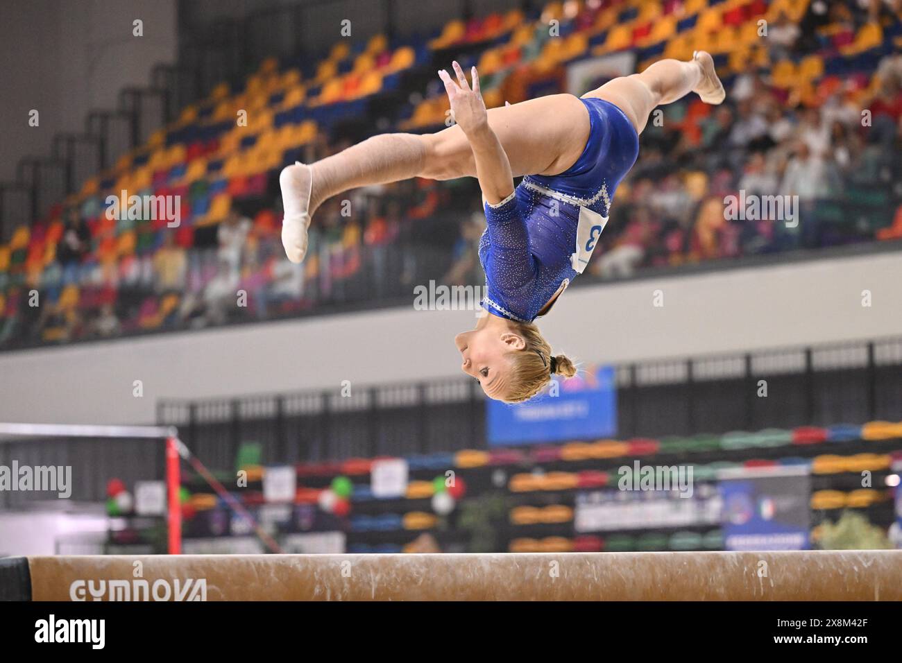 Florence, Italy. 26th May, 2024. Martina Maggio (Fiamme Oro) beam ...
