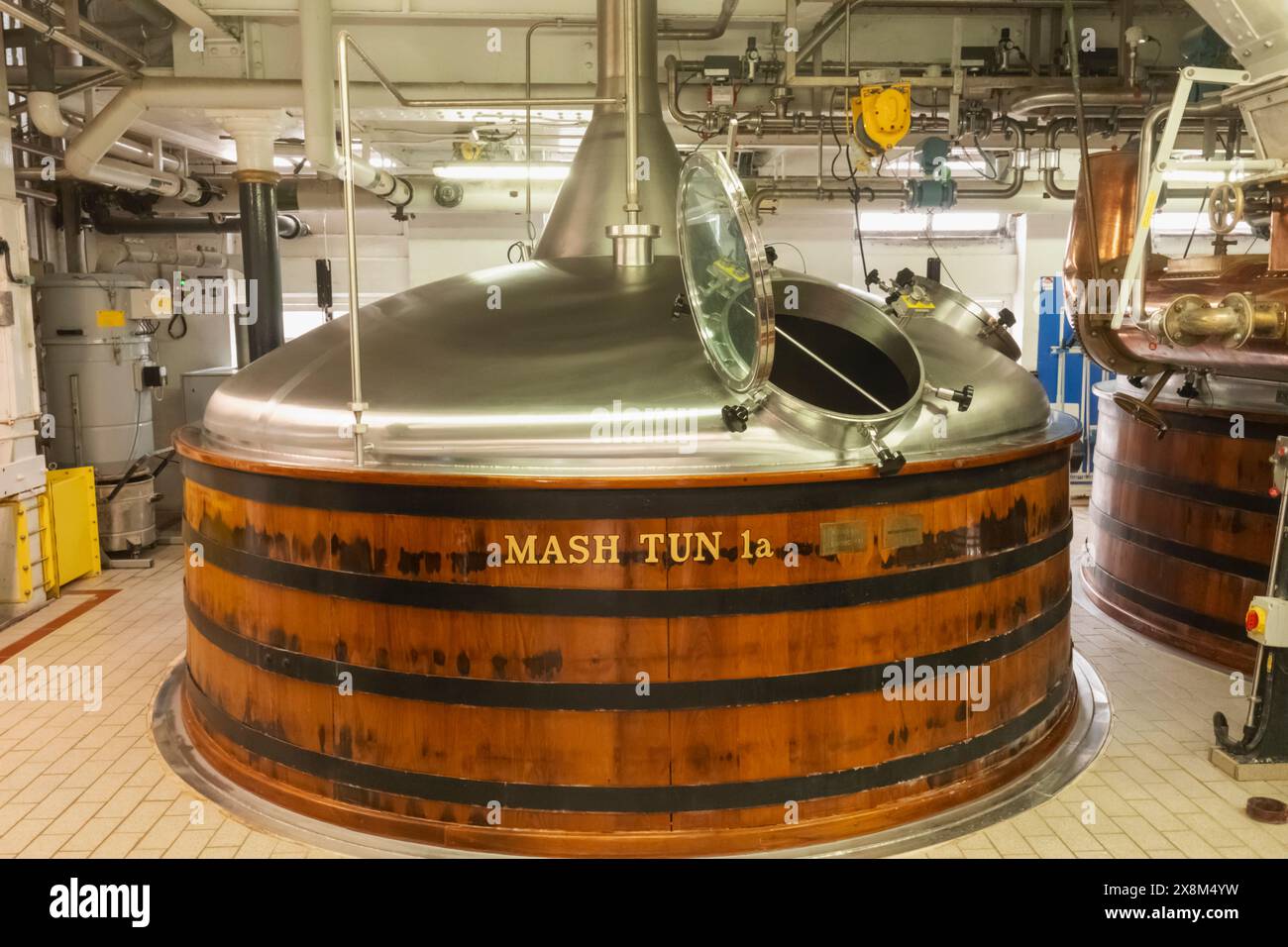 England, Kent, Faversham, Shepherd Neame, Britain's Oldest Brewer, Interior View of the Mash ...