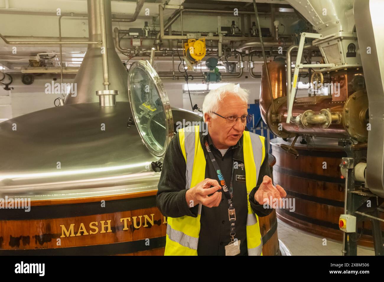 England, Kent, Faversham, Shepherd Neame, Britain's Oldest Brewer, Brewery Tour Guide Explaining ...