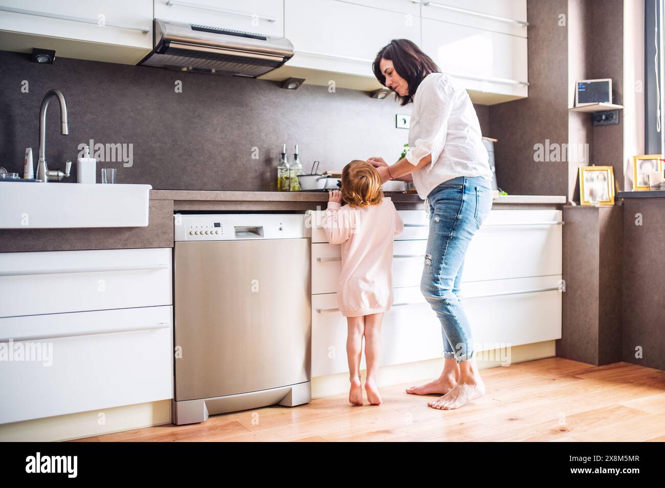 Grandma takes care of the grandchildren while parents are at work ...