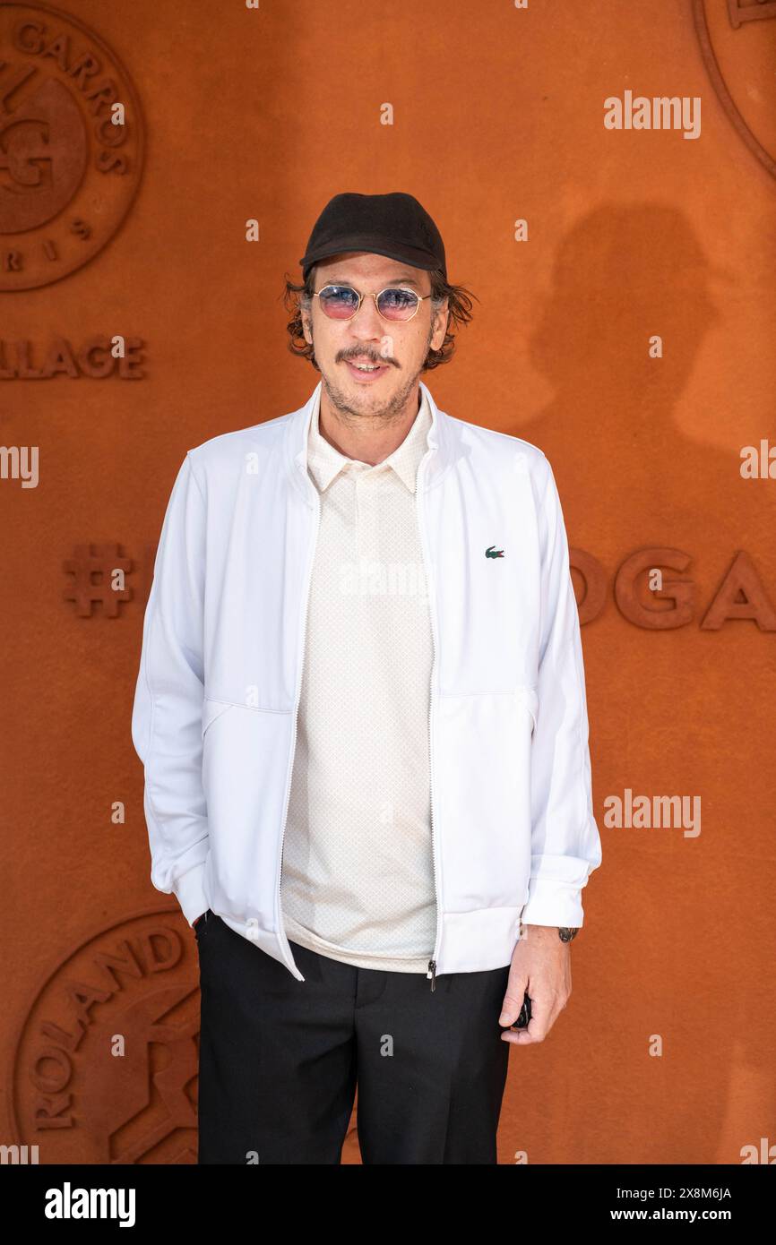 Reda Kateb during the first day of Roland-Garros 2024, ATP and WTA Grand Slam tennis tournament ...