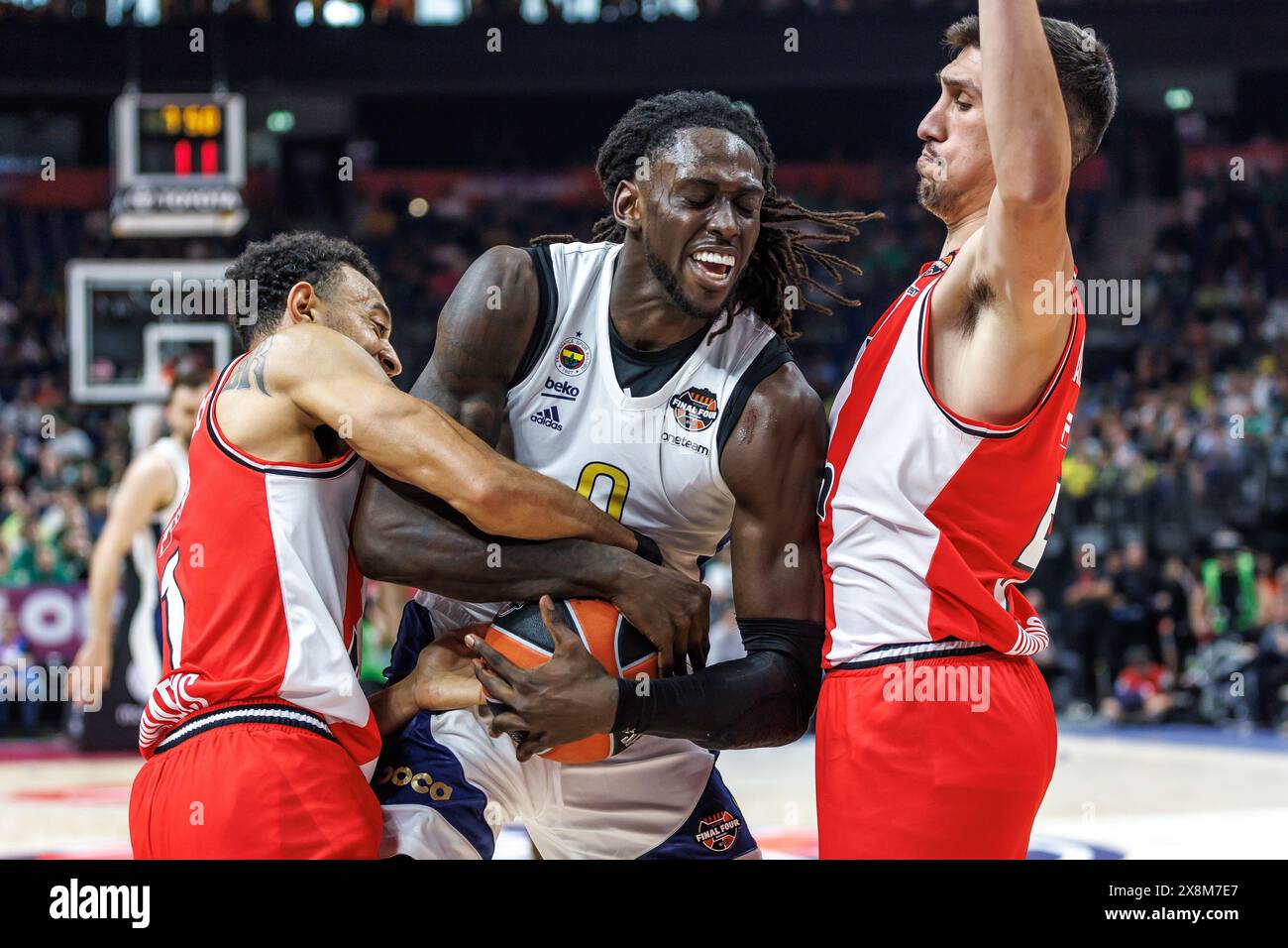 Berlin, Germany. 26th May, 2024. Basketball: Euroleague, Olympiakos ...