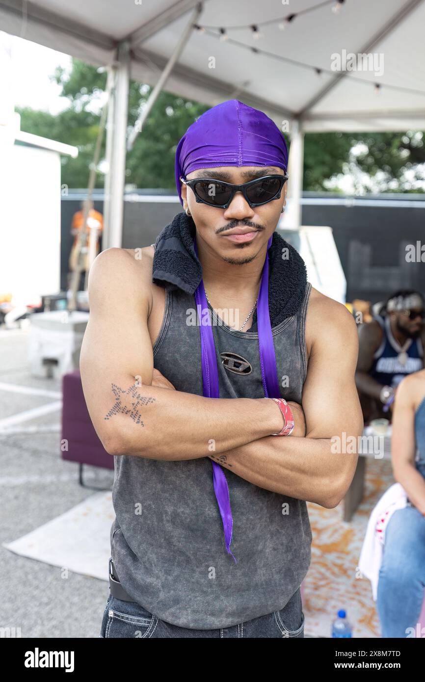 Dallas, United States. 25th May, 2024. Recording artist Josh Levi ...