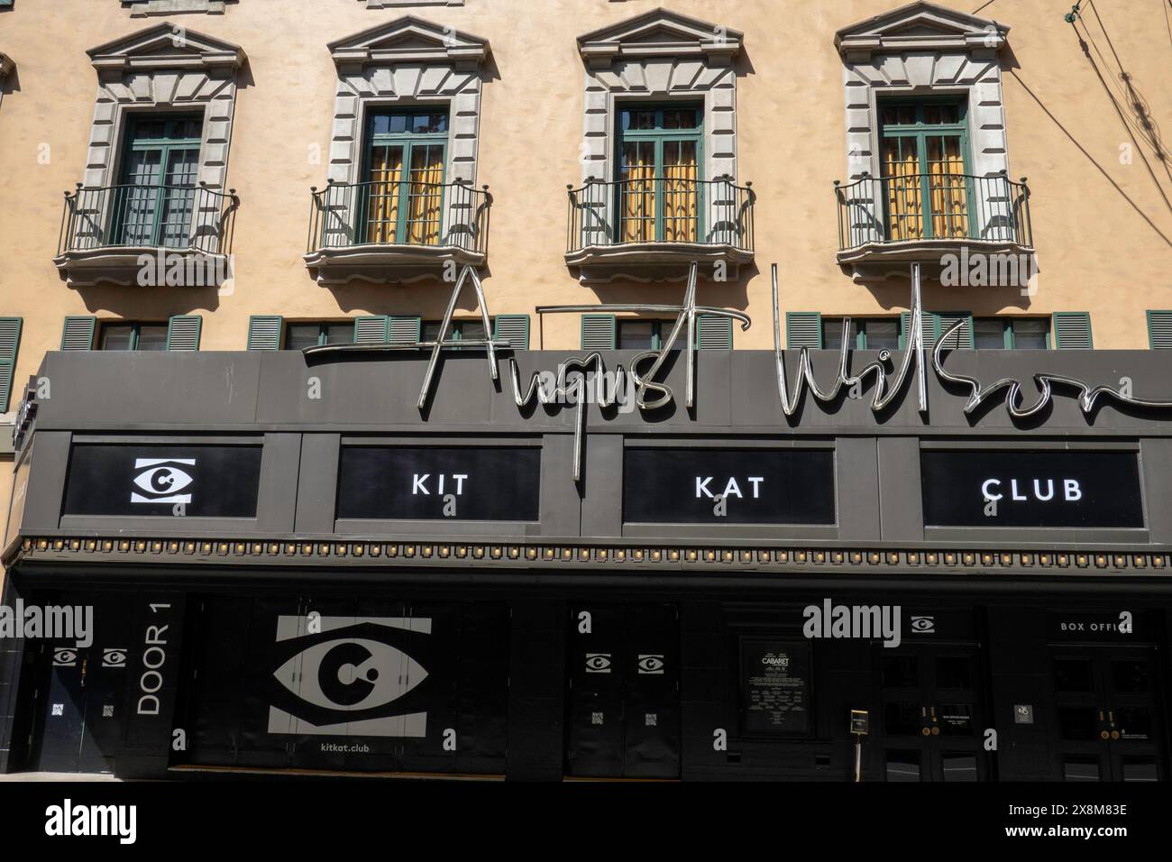 "Cabaret Kit Kat Club" Revival Marquee at the August Wilson Theatre ...