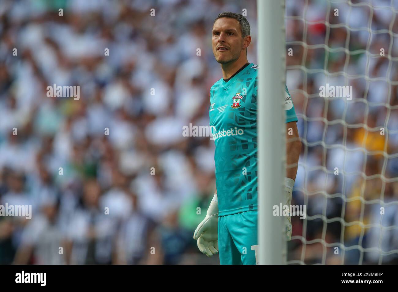 Alex McCarthy of Southampton during the Sky Bet Championship Play-Off ...