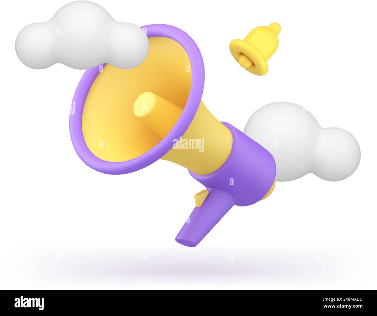 Marketing advertising announce commercial message loud broadcasting ...