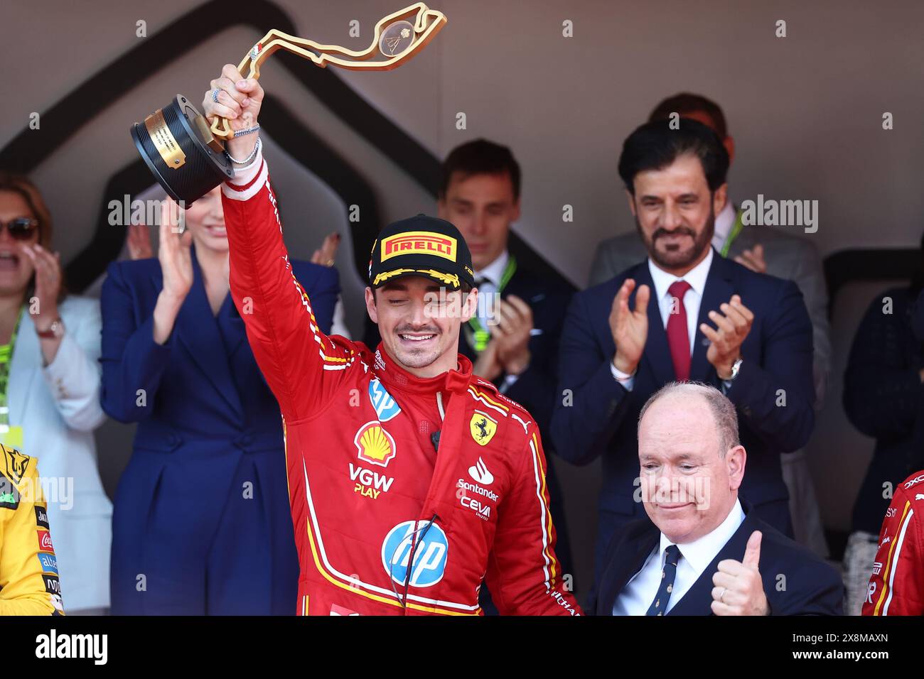 Monaco, Monaco. 26th May, 2024. Charles Leclerc of Scuderia Ferrari ...