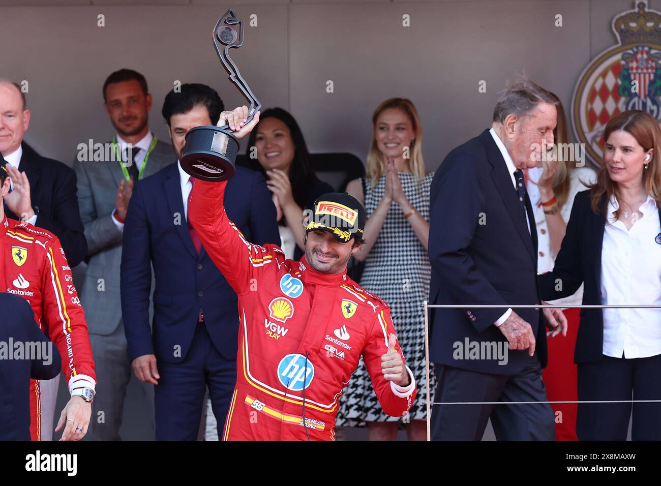 Monaco, Monaco. 26th May, 2024. Carlos Sainz of Scuderia Ferrari ...