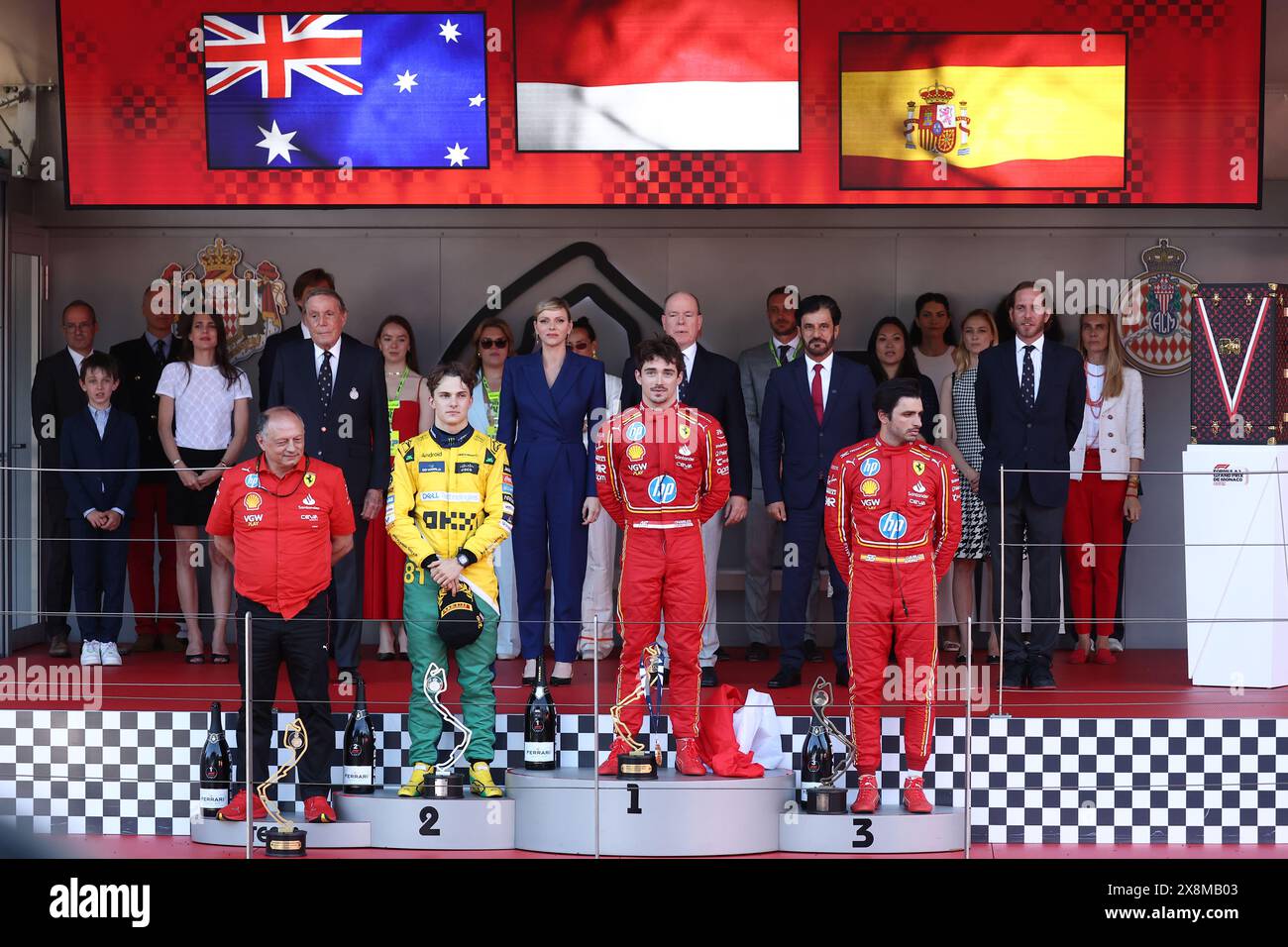 Monaco, Monaco. 26th May, 2024. Charles Leclerc of Scuderia Ferrari ...