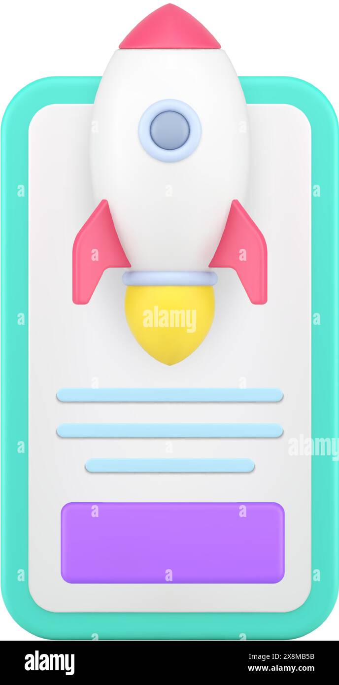 Rendering download app Stock Vector Images - Alamy