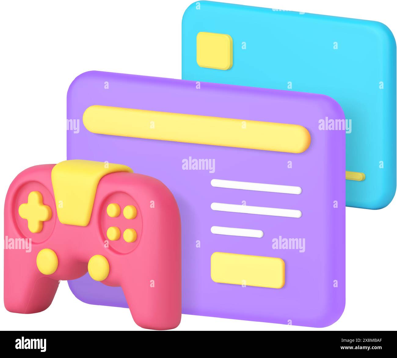 Esport cyber gaming access online buying virtual video game account 3d ...