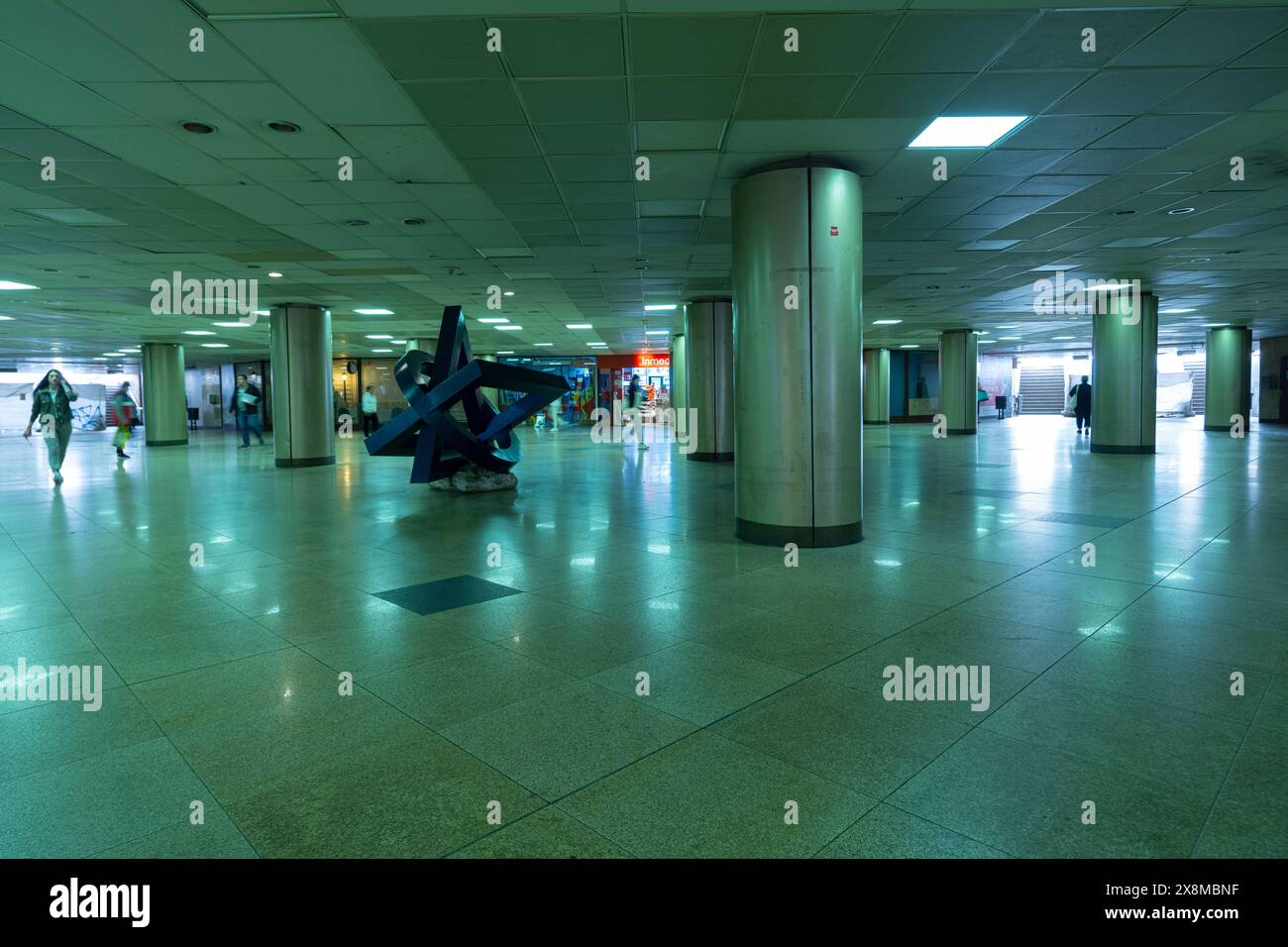 Bucharest, Romania. May 23, 2024. Interior view of the Universitate ...