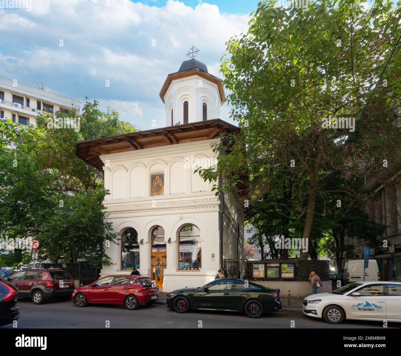Bucharest, Romania. May 23, 2024. external view of the "Saint Nicholas ...