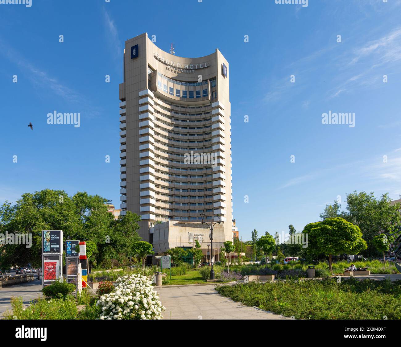 Bucharest, Romania. May 23, 2024. exterior view of the Grand Hotel ...