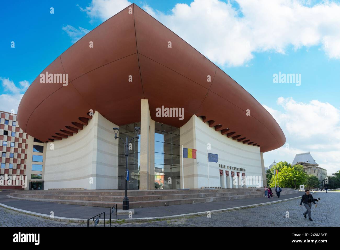 Bucharest, Romania. May 23, 2024. exterior view of the Bucharest ...