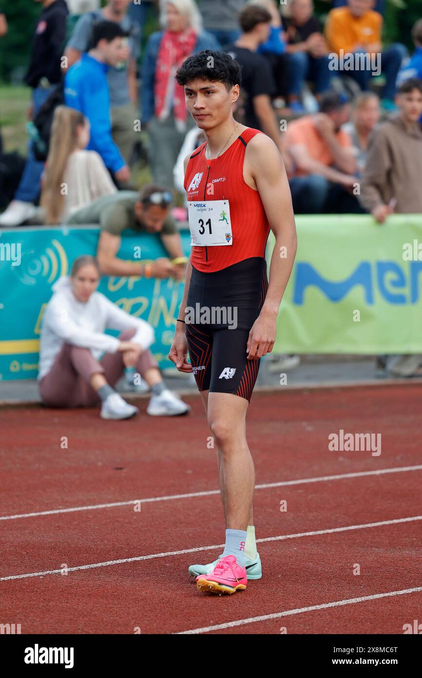 25.05.2024 Leichtathletik Merck Laufgala im TSV Stadion TSV Pfungstadt ...