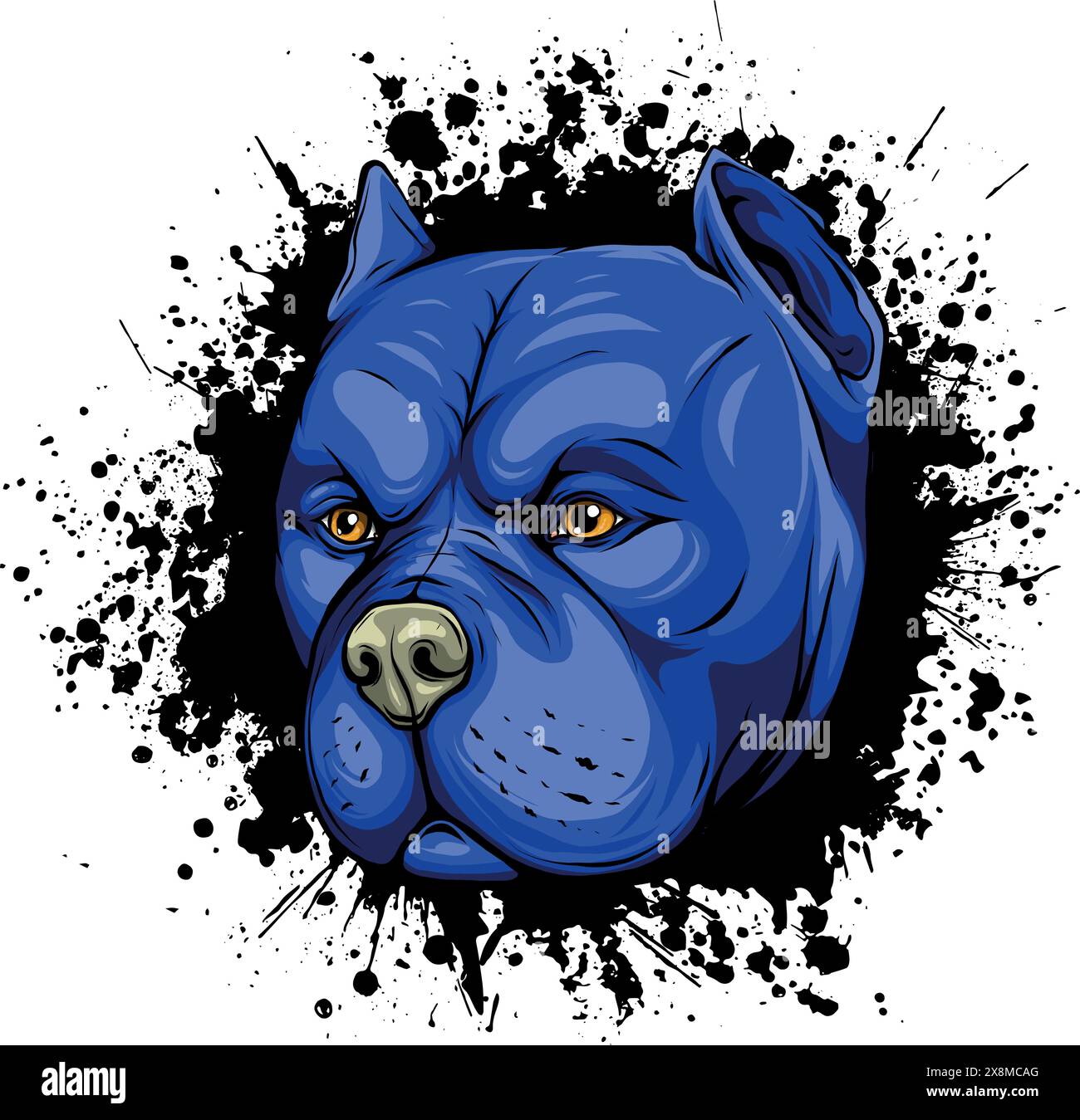 vector illustration of dog face hand draw Stock Vector Image & Art - Alamy