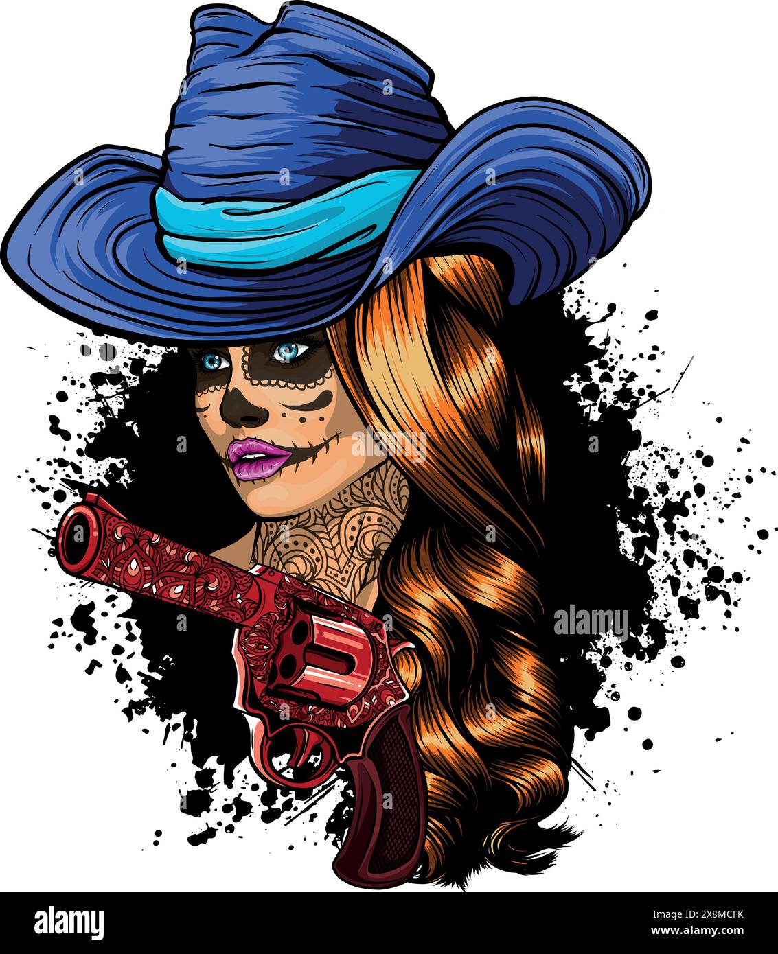 draw of Dead girl vector illustration design Stock Vector Image & Art ...