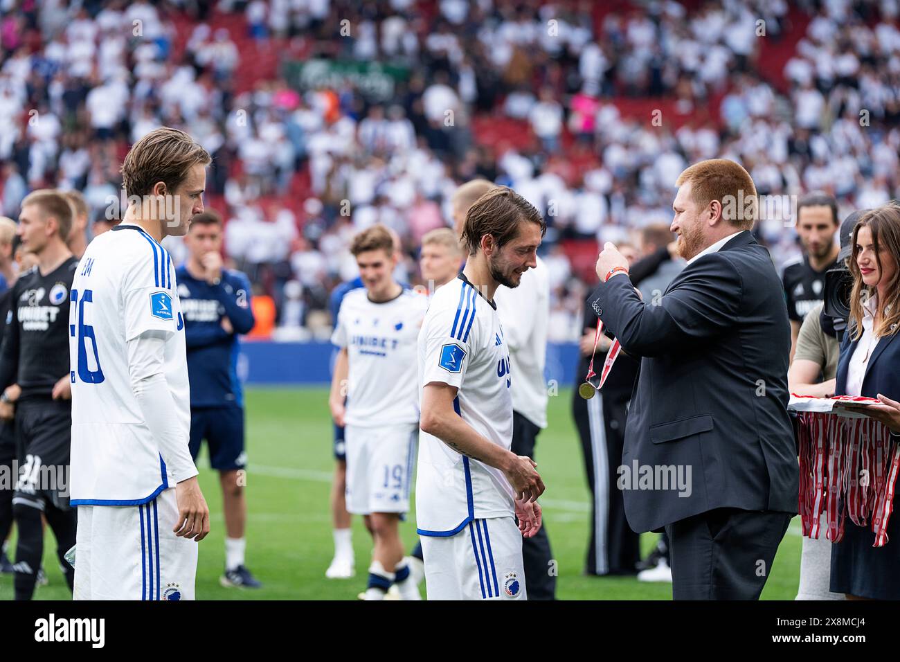 Copenhagen, Denmark. 26th May, 2024. FCK's Rasmus Falk during the ...