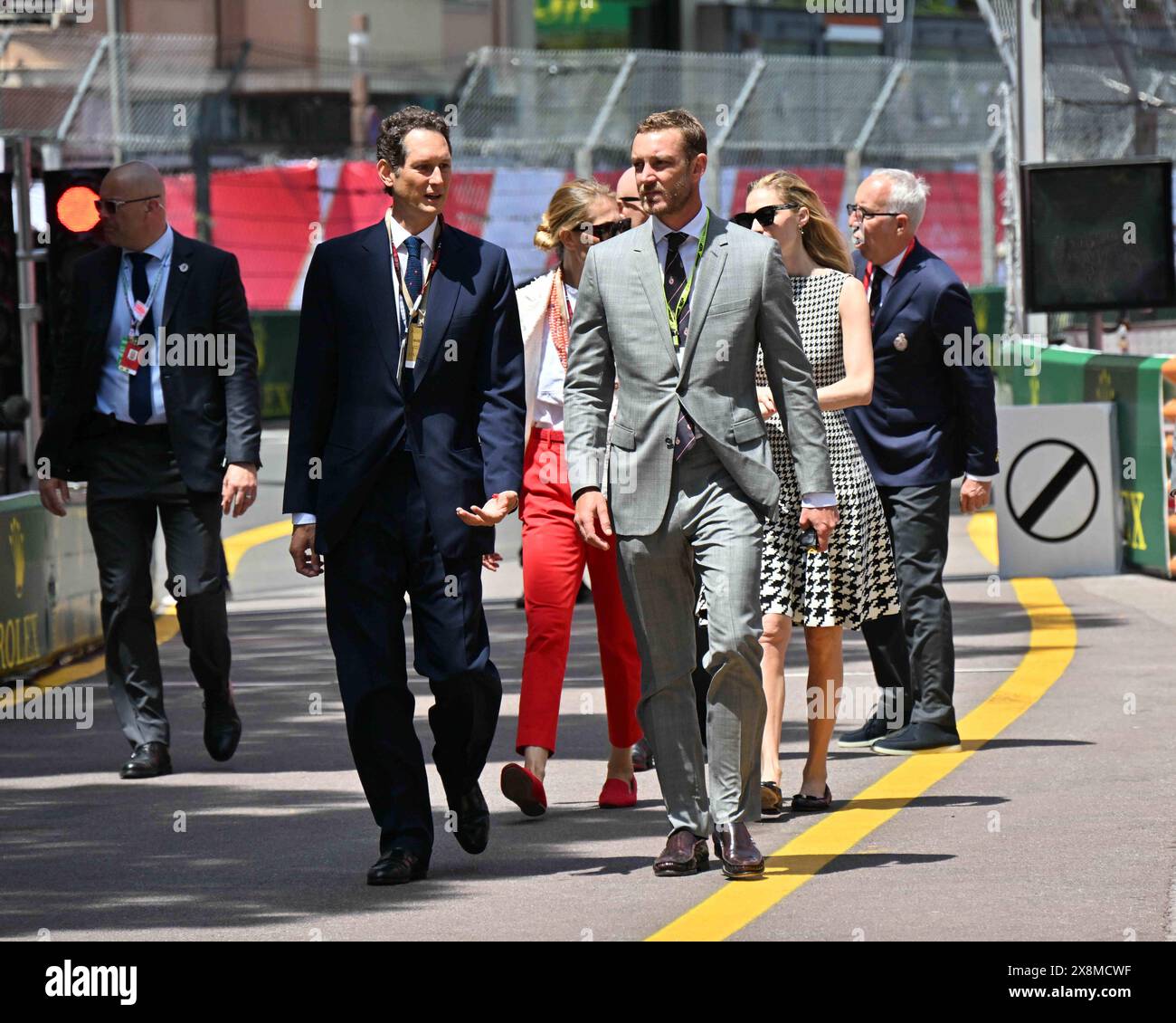 Monk, Monk. 26th May, 2024. Monaco, Pierre Casiraghi with Beatrice ...