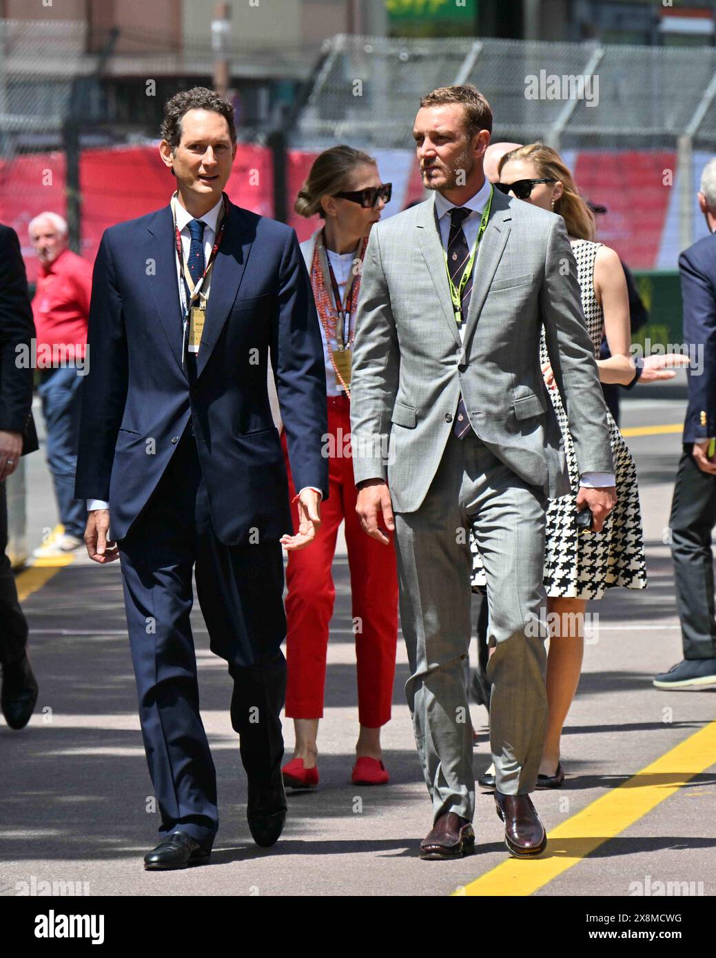 Monk, Monk. 26th May, 2024. Monaco, Pierre Casiraghi with Beatrice ...