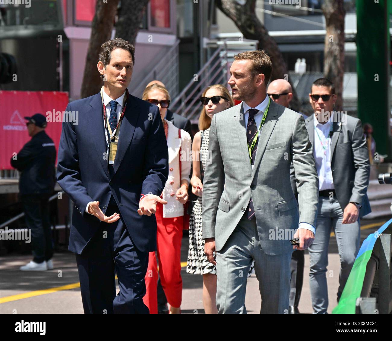 Monk, Monk. 26th May, 2024. Monaco, Pierre Casiraghi with Beatrice ...