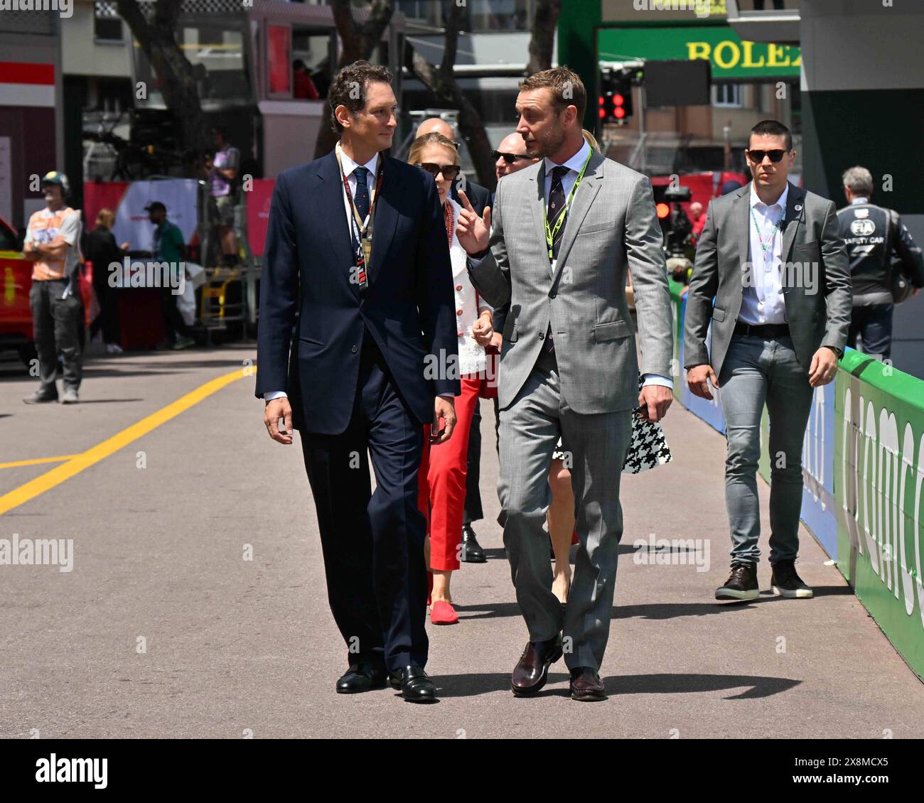 Monk, Monk. 26th May, 2024. Monaco, Pierre Casiraghi with Beatrice ...
