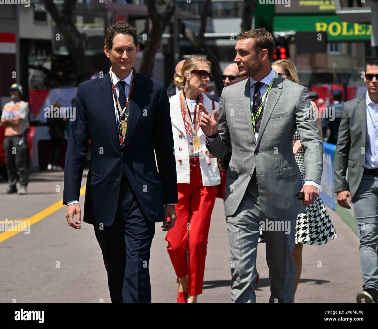 Monk, Monk. 26th May, 2024. Monaco, Pierre Casiraghi with Beatrice ...